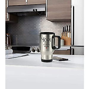 HLLD Great Gift You are My Favorite Person Mugs Love Cup Valentine's Day or Birthday or Christmas or Gifts Wedding - 14 Oz 100% Stainless Steel Material Travel Mugs
