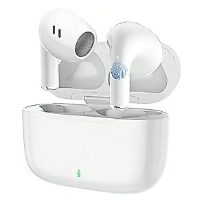 OHILE Wireless Earbuds, HiFi Stereo Earphones Bluetooth 5.2 Headphones, Automatic Noise Reduction, Auto Pairing Mini Earbuds 30 hrs Playtime with Charging Case for Sports/Work/Home/Office