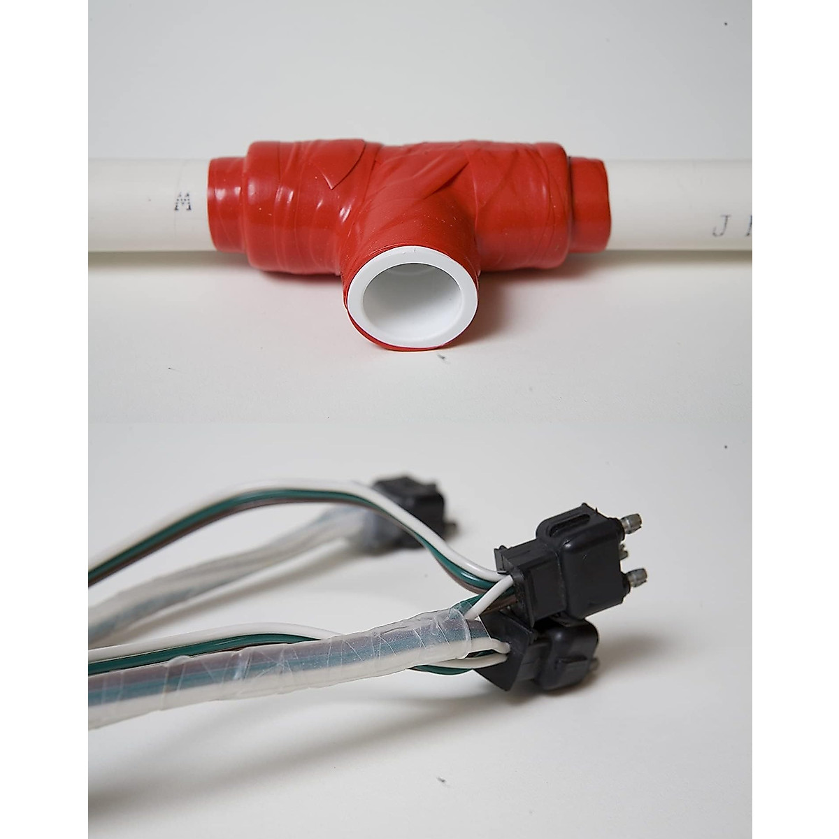 Rescue Tape, Self-Fusing Silicone Tape, Emergency Plumbing Pipe & Radiator Hose Repair, Electrical Insulation, 1" Width x 36' Length x 0.02" Thick, Black