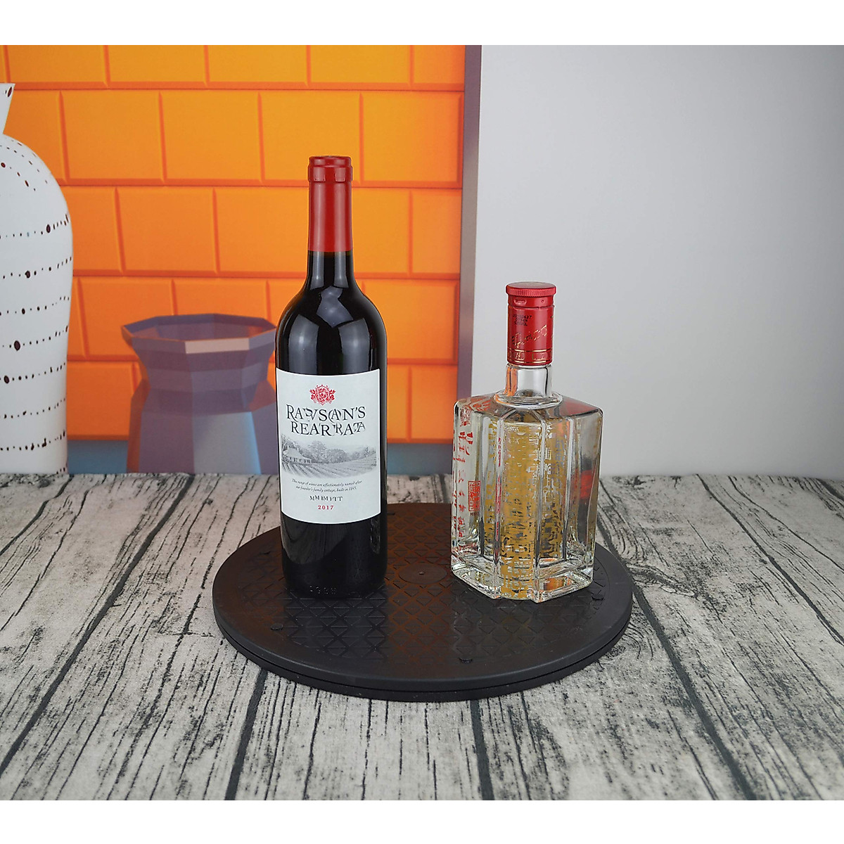 JEDFORE Multi-use Heavy Duty 360° Rotating Swivel Stand Turntable with Steel Ball Bearings for Big Screen TV Computer Monitor Lazy Susan (12 Inches, 2 Pack)