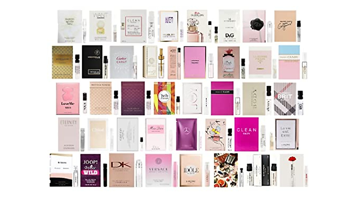 Designer Perfume Sampler Set - 12 Premium Vials