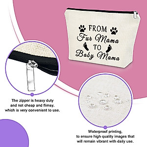 Sazuwu New Mom Gifts Mom to Be Gift First Time Makeup Bag Pregnancy Announcement Gift Baby Reveal Gift for New Mother Cosmetic Bag New Mommy Gift Mothers Day Gift for New Mom Travel Pouch