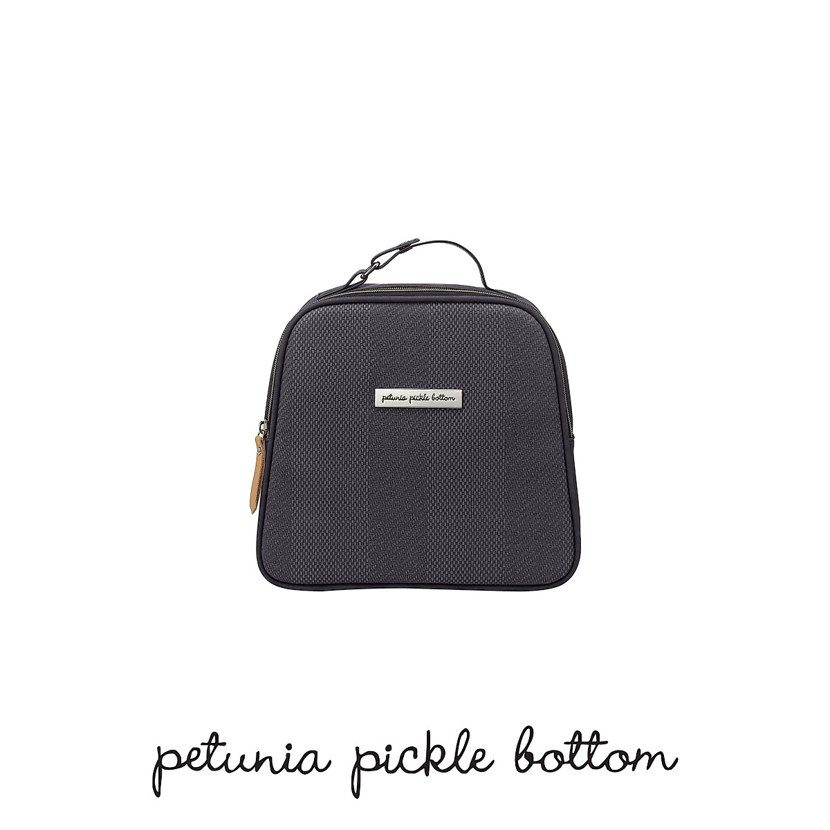 Petunia Pickle Bottom Tandem Bottle & Lunch Tote | Perfect for Bottles, Snacks & Wireless Pump | Holds up to Three Regular Sized Bottles | Insulated Lining & Easy to Clean | Carbon Cable Stitch