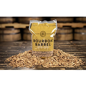 Midwest Barrel Company Genuine Bourbon Barrel Smoking Wood Chips