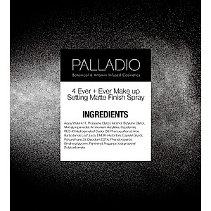 Palladio 4 Ever and Ever Make Up Setting Spray, Longlasting, Instantly Sets and Secures Makeup for All Day Wear (Matte Finish), 100 ml
