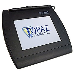 Topaz T-LBK57GC-BHSB-R Siggem 5.7” Color Dual Serial/HID USB BackLit Electronic Signature Pad with Software (Renewed)