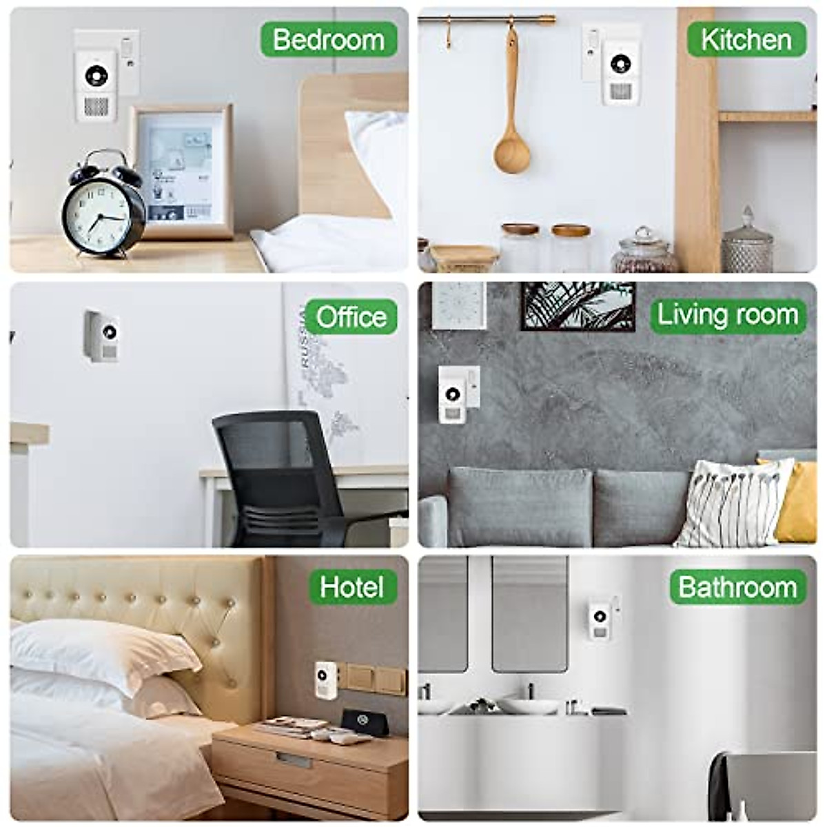 Mini Air Purifier Air Cleaner for Home Office Travel Kitchen Bathroom Bedroom