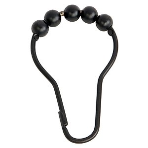 Kingston Brass SRCR125 Roller Ball Shower Curtain Rings, Oil Rubbed Bronze, 2.81 x 1.56 x 0.31 (12Pcs/Set)