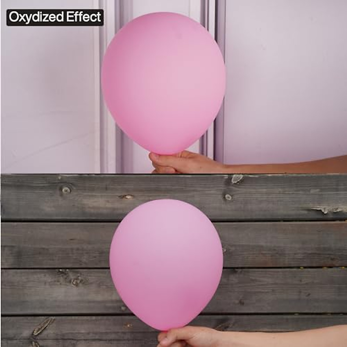 PartyWoo Pink Balloons, 50 pcs 12 Inch Pearl Pink Balloons, Pink Pearl Balloons for Balloon Garland or Balloon Arch as Party Decorations, Birthday Decorations, Girl Baby Shower Decorations, Pink-M58