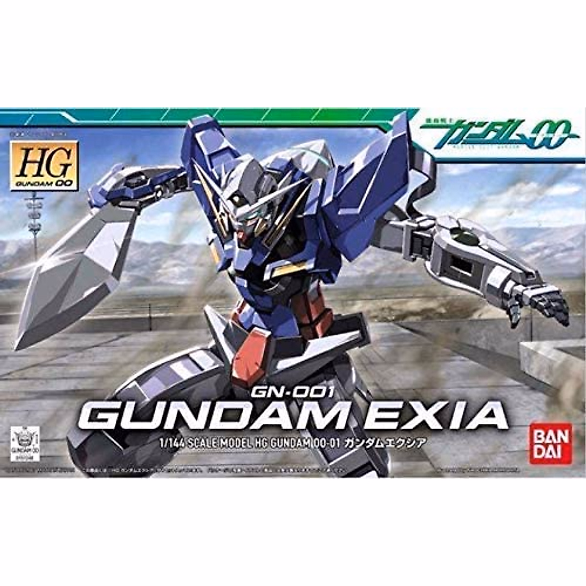 Bandai Hobby #1 Gundam EXIA HG, Bandai Double Zero Action Figure