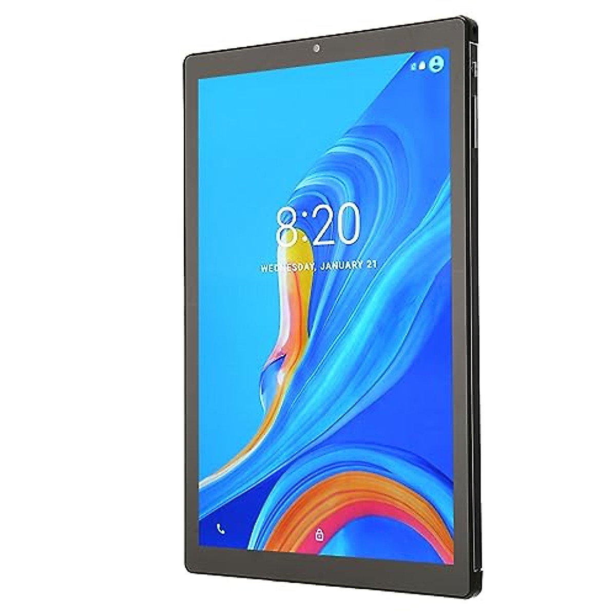 2 in 1 Tablet, 100‑240V MT6735 Deca Core 6GB RAM 128GB ROM 256GB Expandable Dual Camera 5G WiFi 10.1 Inch FHD (US Plug)