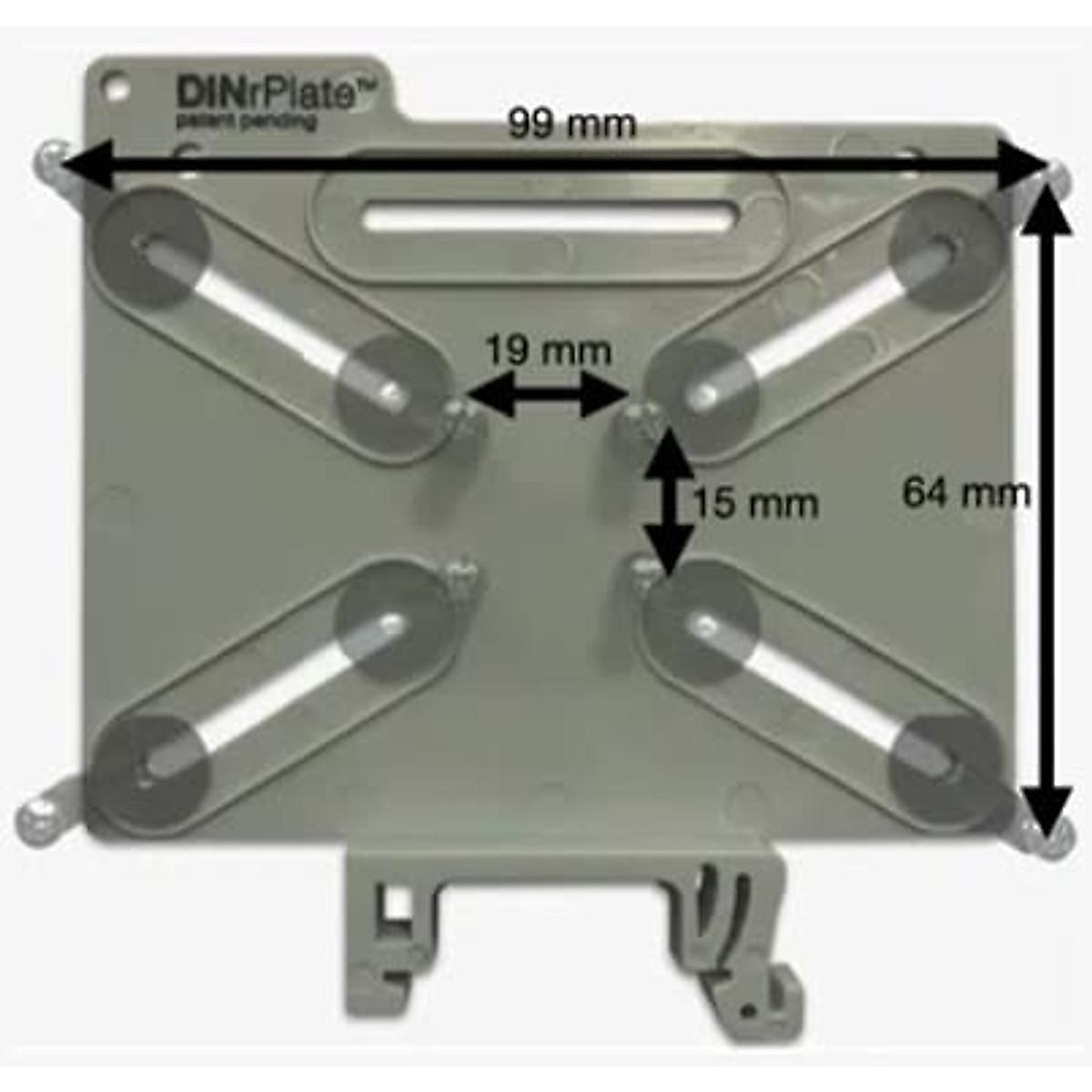 DIN Rail Mount for SBC, PCB & SSD
