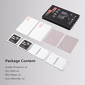 kinokoo Screen Protector for Sony A7R5/A7R V/A9 III Camera, 0.25mm 9H Hardness Sony A7R V/Alpha 7R V/A7RM5/A9M3/A9 III Tempered Glass Film - Anti-Fingerprint & Anti-Scratch (2 Pack)