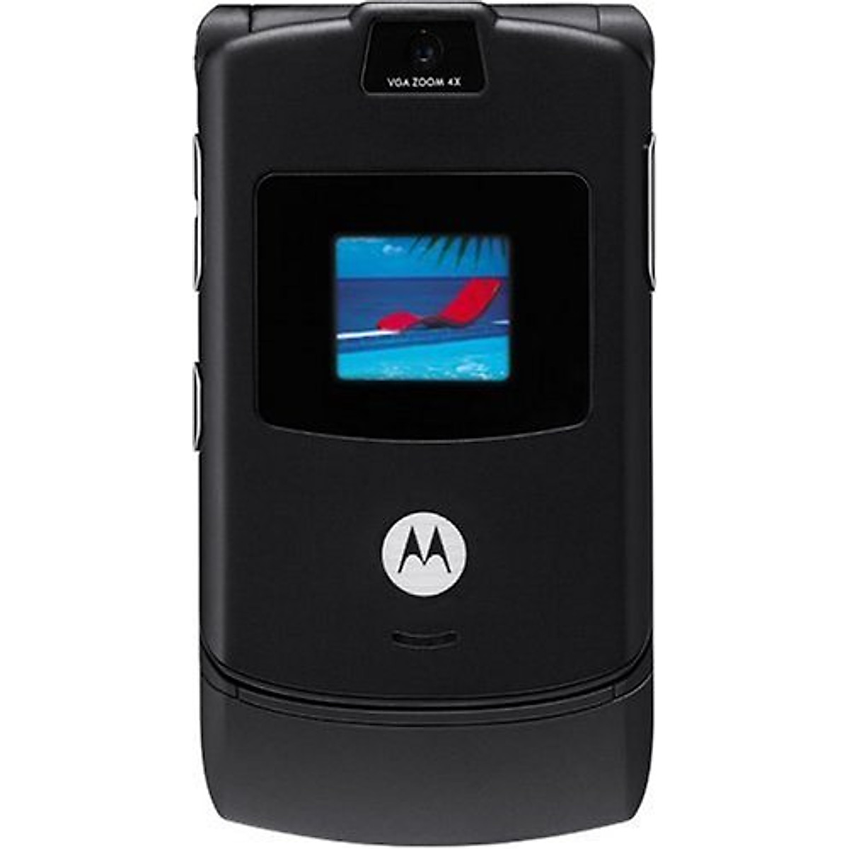 Motorola RAZR V3 Unlocked Phone with Camera, and Video Player-International Version with No Warranty (Black)