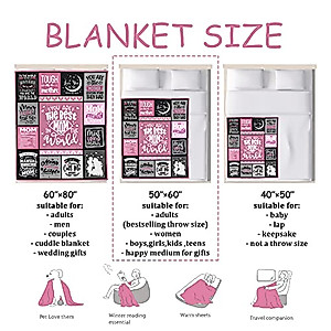 Sulpoie Gifts for Mom Blankets, Birthday Gifts for Mom, Mom Gifts, Gifts for Mom from Daughter, Valentine's Day Gifts for Mom,Gifts for Mom Mothers Day Throw Blanket 60"x50"