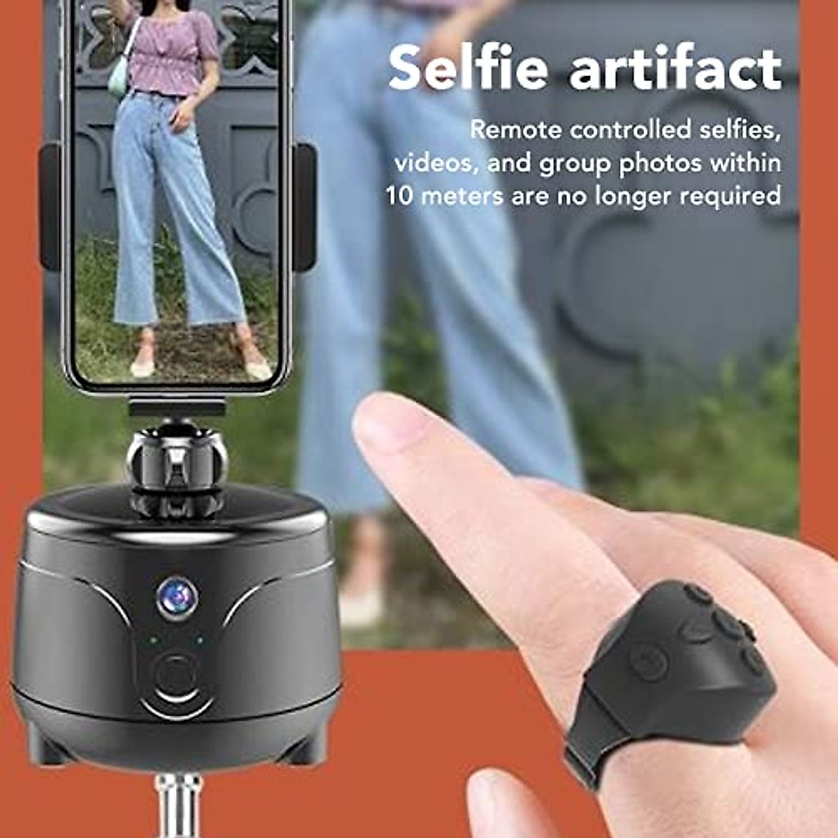 Remote Control, Stable Connection Remote Control Page Turner for Android Phones (Black)
