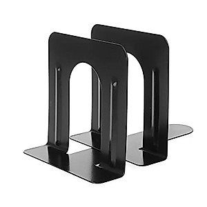 SZYAWsd File Sorters Simple Style Metal Bookends Iron Support Holder Nonskid Desk Stands for Books