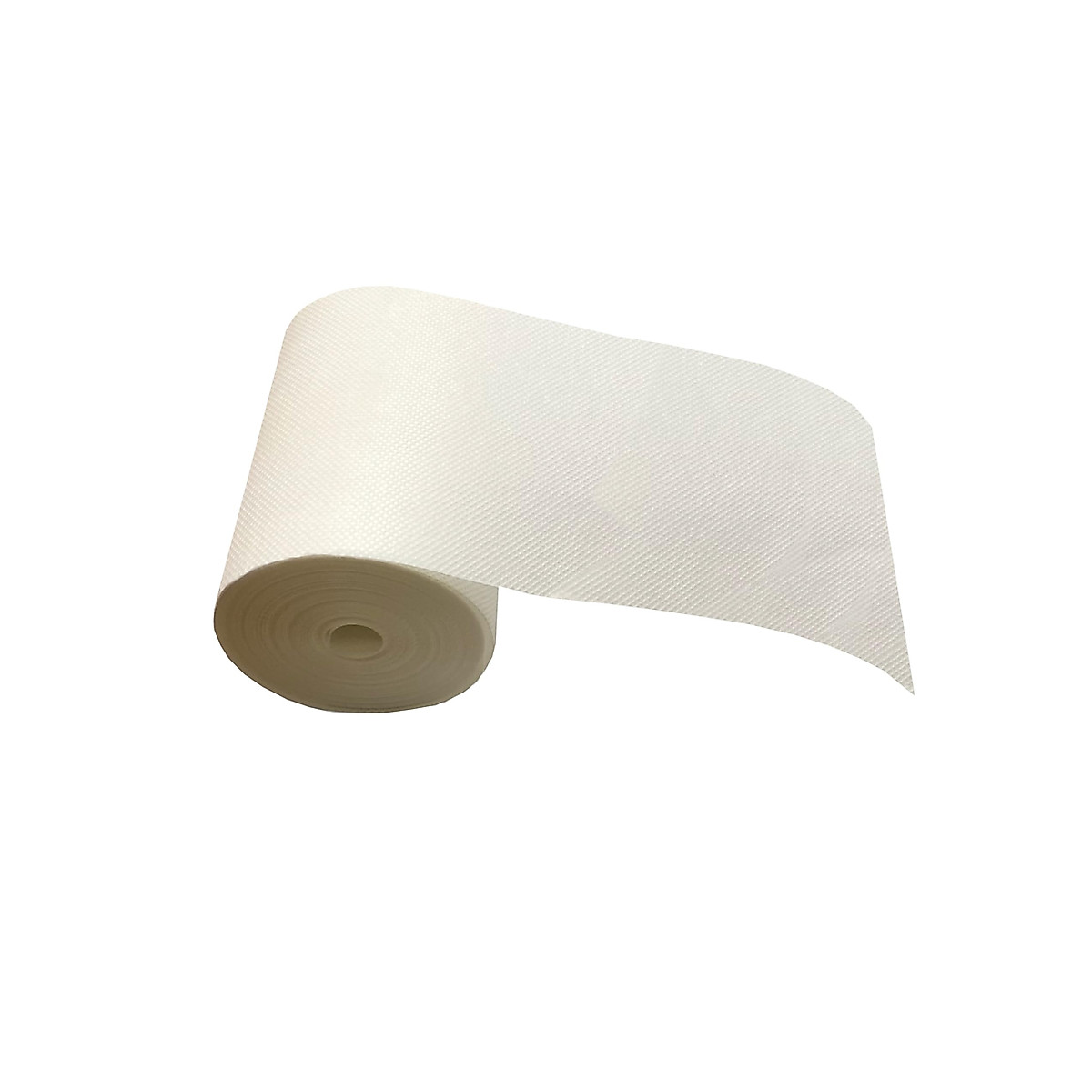 IF&D Fabrics and Drapes- 6 Yards – 4 Inch Wide, Washable, Non Woven Filter Fabric - White Sew-in Buckram/Heading Tape- Style #BS465