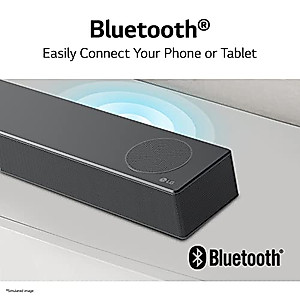 LG S75Q 3.1.2ch Sound bar with Dolby Atmos DTS:X, High-Res Audio, Synergy TV, Meridian, HDMI eARC, 4K Pass Thru with Dolby Vision Black