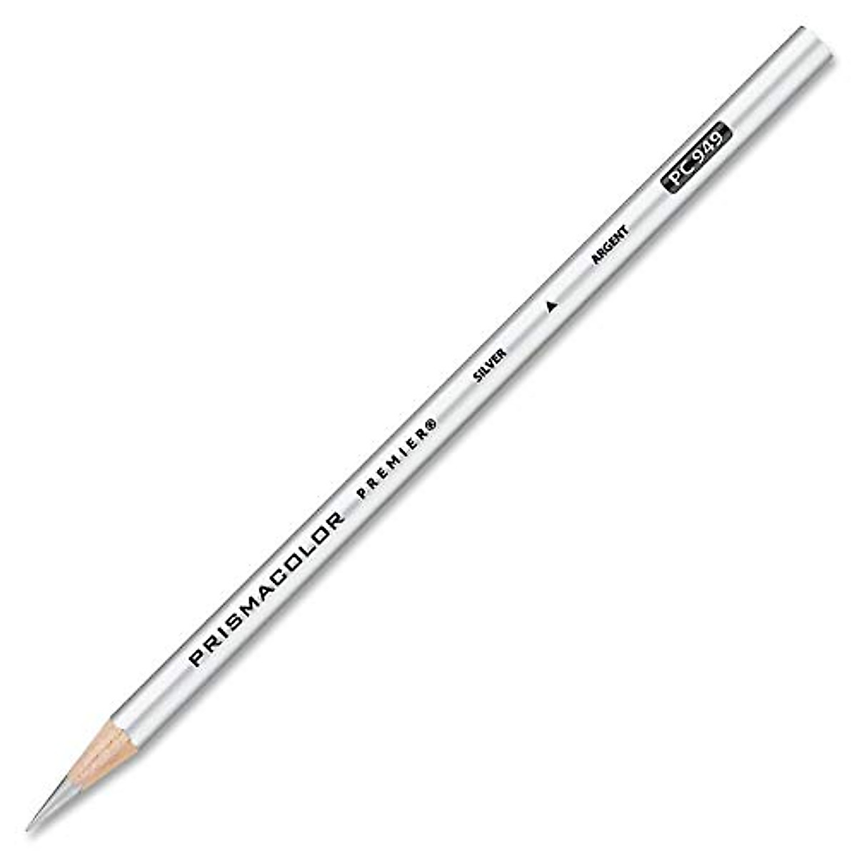 Prismacolor Premier Colored Pencil, Silver (PC 949), 12 Count (Pack of 1)