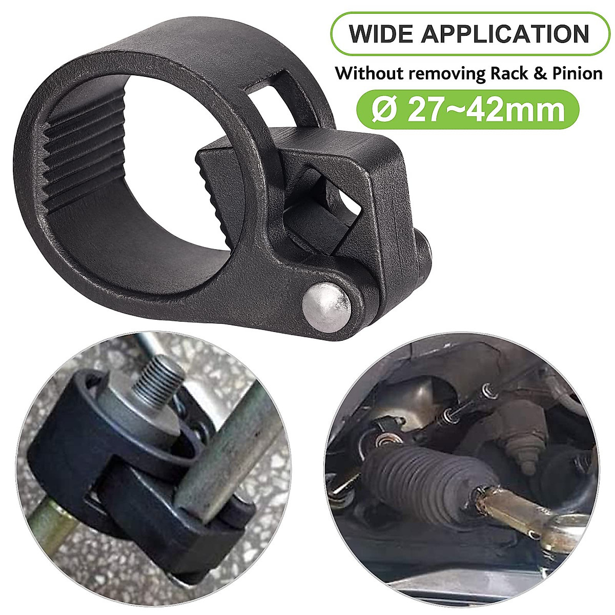 Toolwiz Universal Inner Tie Rod Hex Wrench Repair Removal Tools 27-42mm for Car Truck Vehicle Motorcycle, Inner Tie Rod Removal Tool Compatible with Mercedes Benz, BMW, Toyota, Honda, Ford