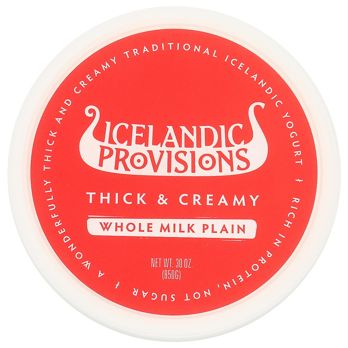 Icelandic Provisions 30 oz Traditional Skyr Yogurt, Whole Milk