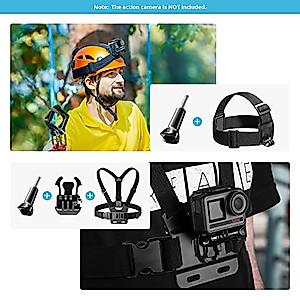 AKASO Outdoor Sports Action Camera Accessories Kit 42 in 1 EK7000/ EK7000 Pro/ Brave 4/ Brave 7 LE/ Brave 7/ Brave 8/ V50X/ V50 Pro/ V50 Elite/ Go Pro Hero 11 10 9