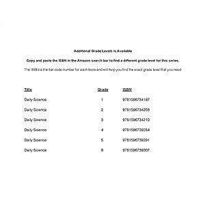 Daily Science: Grade 6+ (Daily Practice Books)