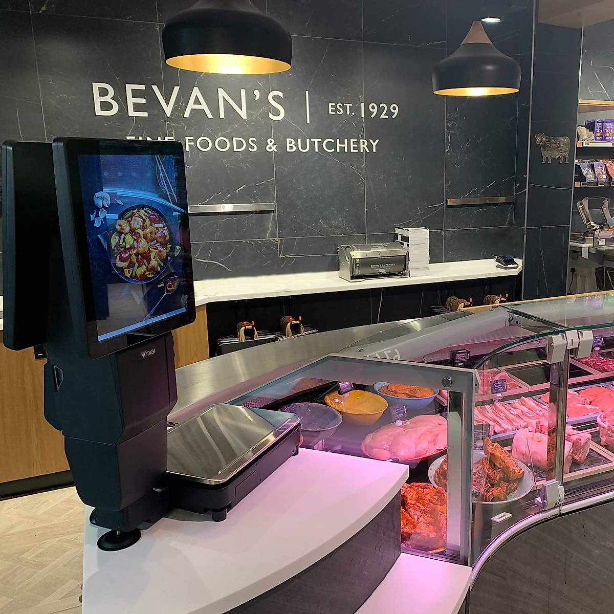 Anylabel 2-1/4 inch Thermal Printed Linerless Label for Digi Zebra Bizerba Electronic Scale Printer (18 Rolls, 215 feet/Roll)