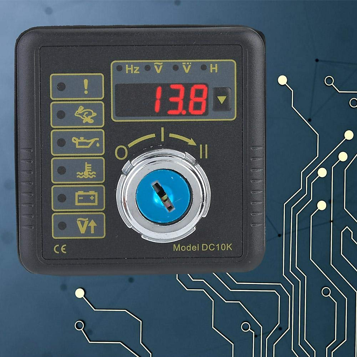 YWBL-WH Generator Controller Module DC10K Engine Manual Start Generator Controller Control Module Control Panel,