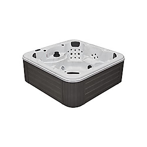 Luxury Spas Versalles 7 Person Hot Tub in Cloud Gray with Bluetooth