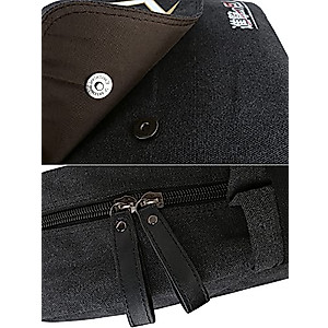 Roffatide Anime Attack on Titan Wings of Freedom Backpack for Men Printed Schoolbag Canvas Backpack Daypack with Headphone Hole Black