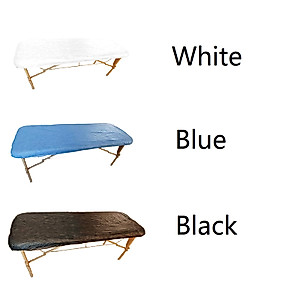 ZMDREAM Pack of 20 Disposable Fitted Massage Table Sheets Bed Covers with Elastic 82 x 35 inches White