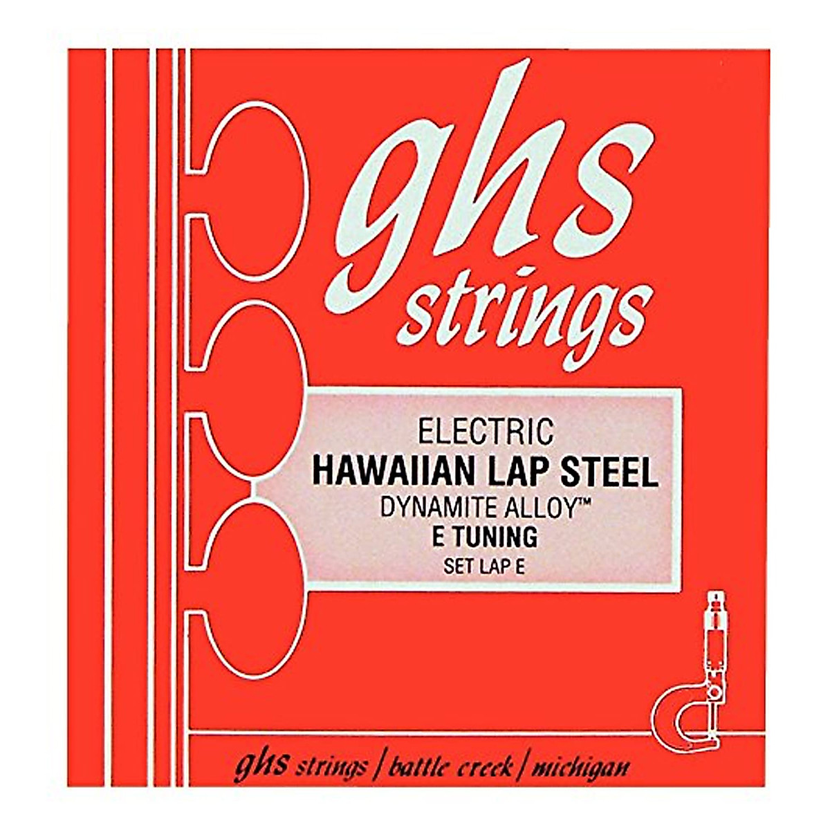 GHS Electric Hawaiian Lap Steel Strings E Tuning 13-56 (3 Pack Bundle)