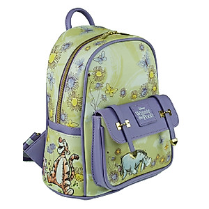 KBNL Eeyore 11inch Faux Leather Mini Backpack - A21775,Multicoloured,Medium
