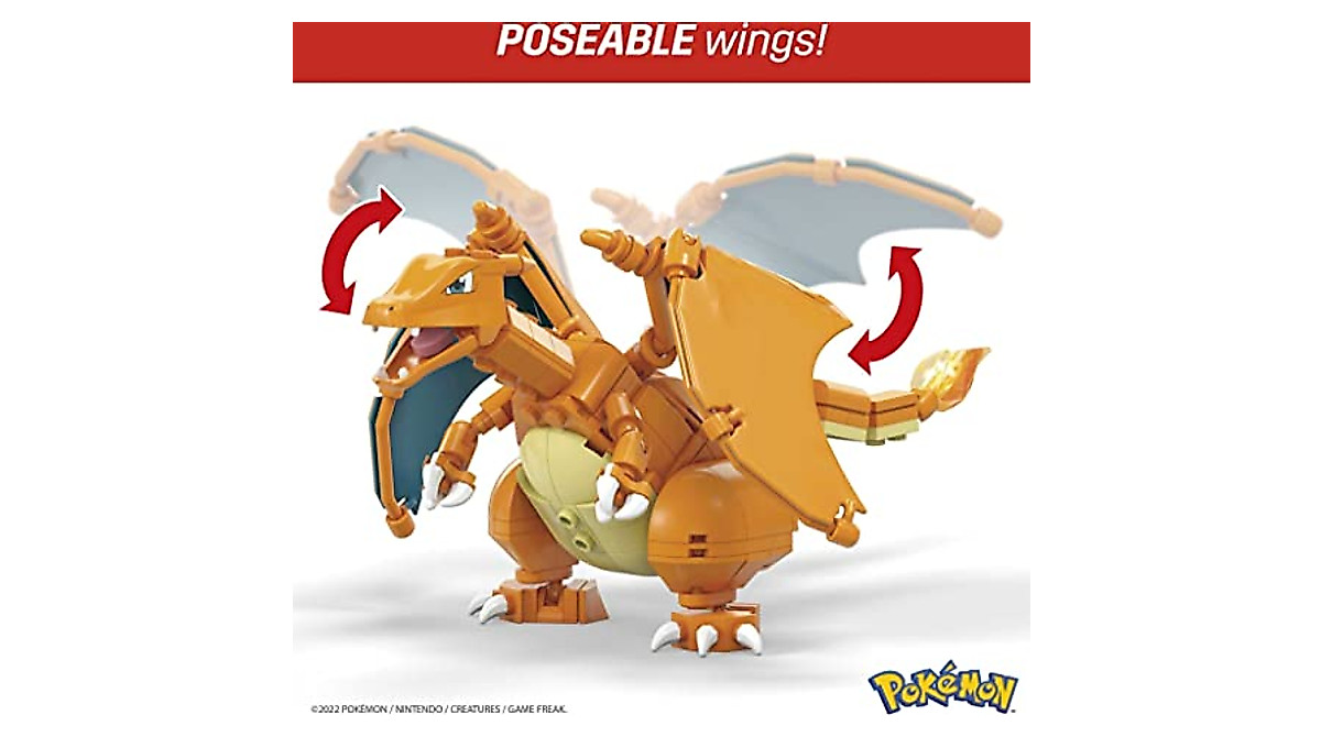 Build Charizard with MEGA Pokémon Action Figure Set