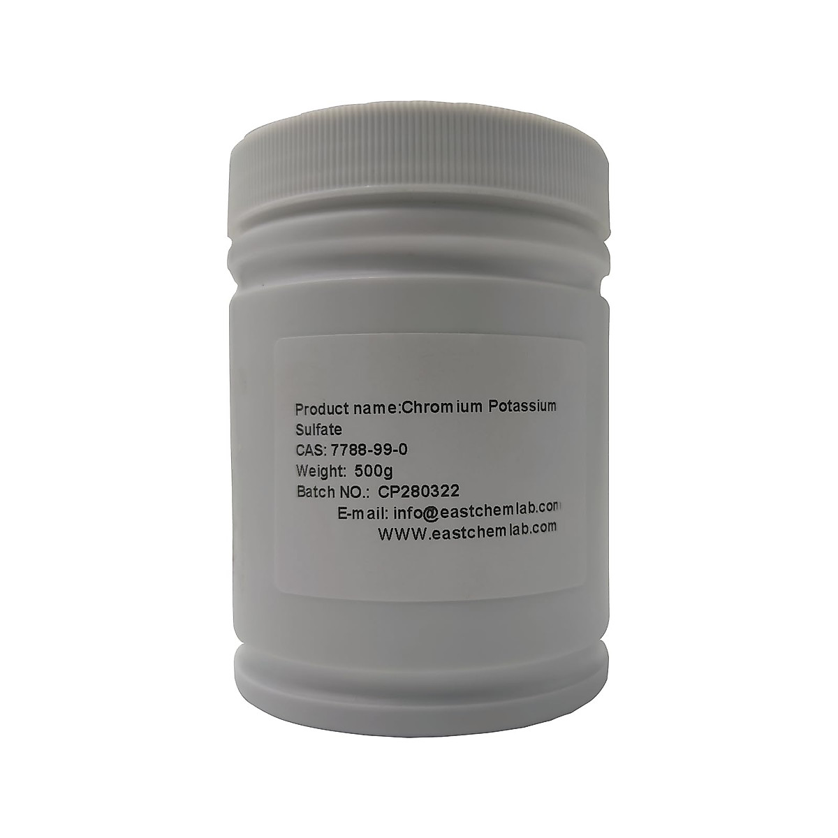 EASTCHEM Chromium Potassium sulfate dodecahydrate, Chromium Alum, Potassium Chromium Alum, Crystallization Experiment, Chemical reagents (500g/17.6oz)