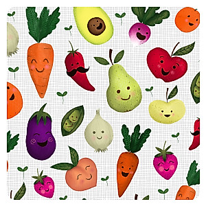 BapronBaby Market Fresh Produce Wet Dry Bag - Waterproof Two Zipper Pockets - Reusable for Mealtime, Diapers, Stroller, Snacks, Swimsuits - Machine Washable - 11" x 9"