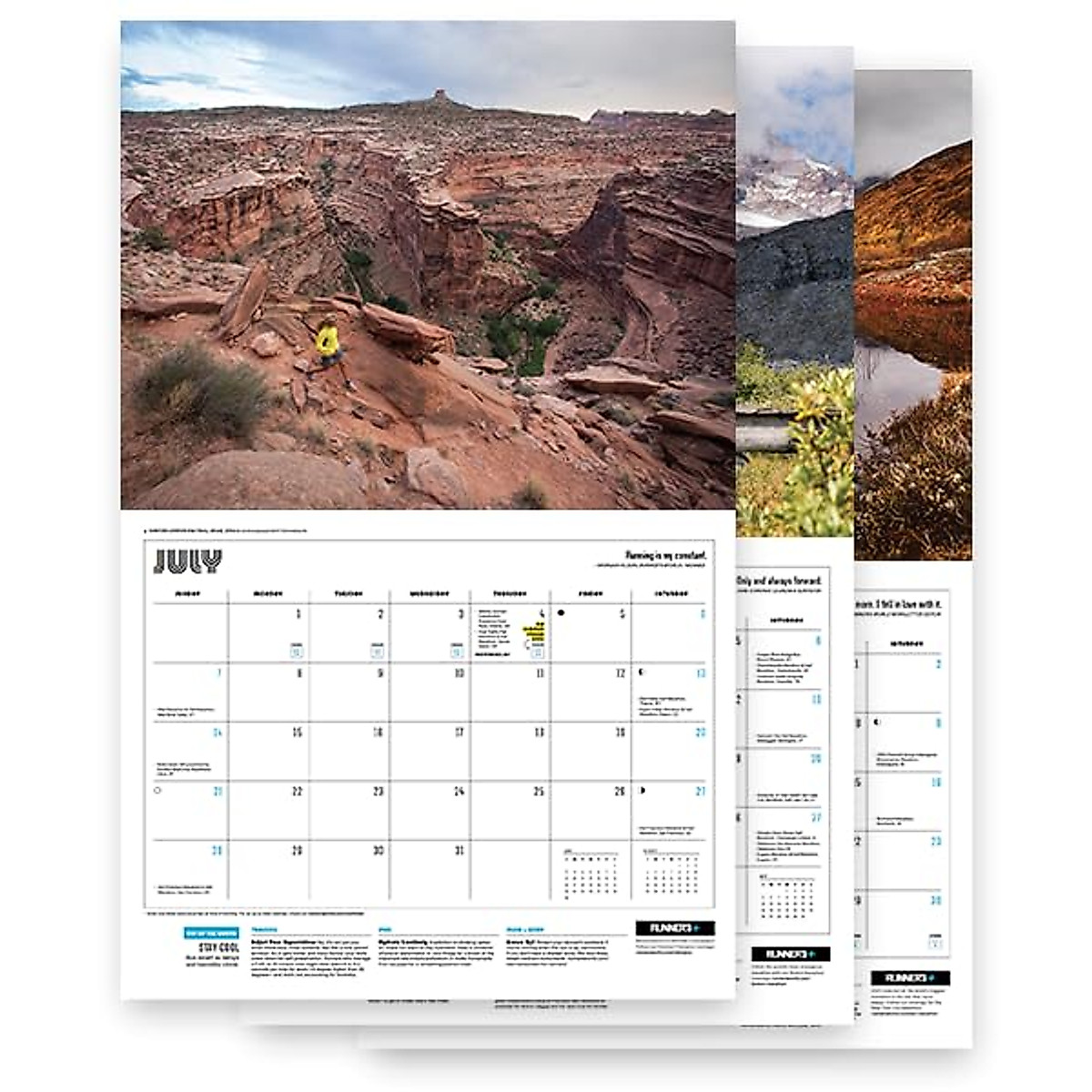 Runner's World 2024 Wall Calendar: Discover inspirational photography, training tips from the experts, motivational quotes, race dates and more!