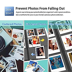 432 Pockets Photo Album for Fujifilm Instax Mini Camera, Polaroid Snap PIC-300 Z2300 Instant Camera, 2x3 Photo Album Book for Fujifilm Instax Mini 11 12 9 Evo 90 70 40 8 7 LiPlay Instant Camera(White)