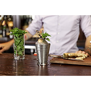 Crafthouse by Fortessa Professional Metal Barware/Bar Tools by Charles Joly, 6" Stainless Steel Julep/Cocktail Strainer