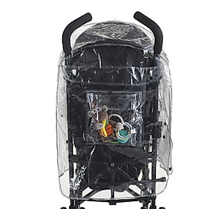 Chicco Universal Deluxe Rain Cover for Stroller | Breathable & Ventilated, inc. Storage Pocket
