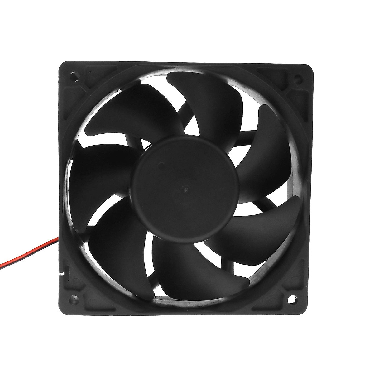 Micro Trader Black Cooling Fan DC 2Pin Bearing Ball 12V 0.8A 120x120x38mm with CE for PC