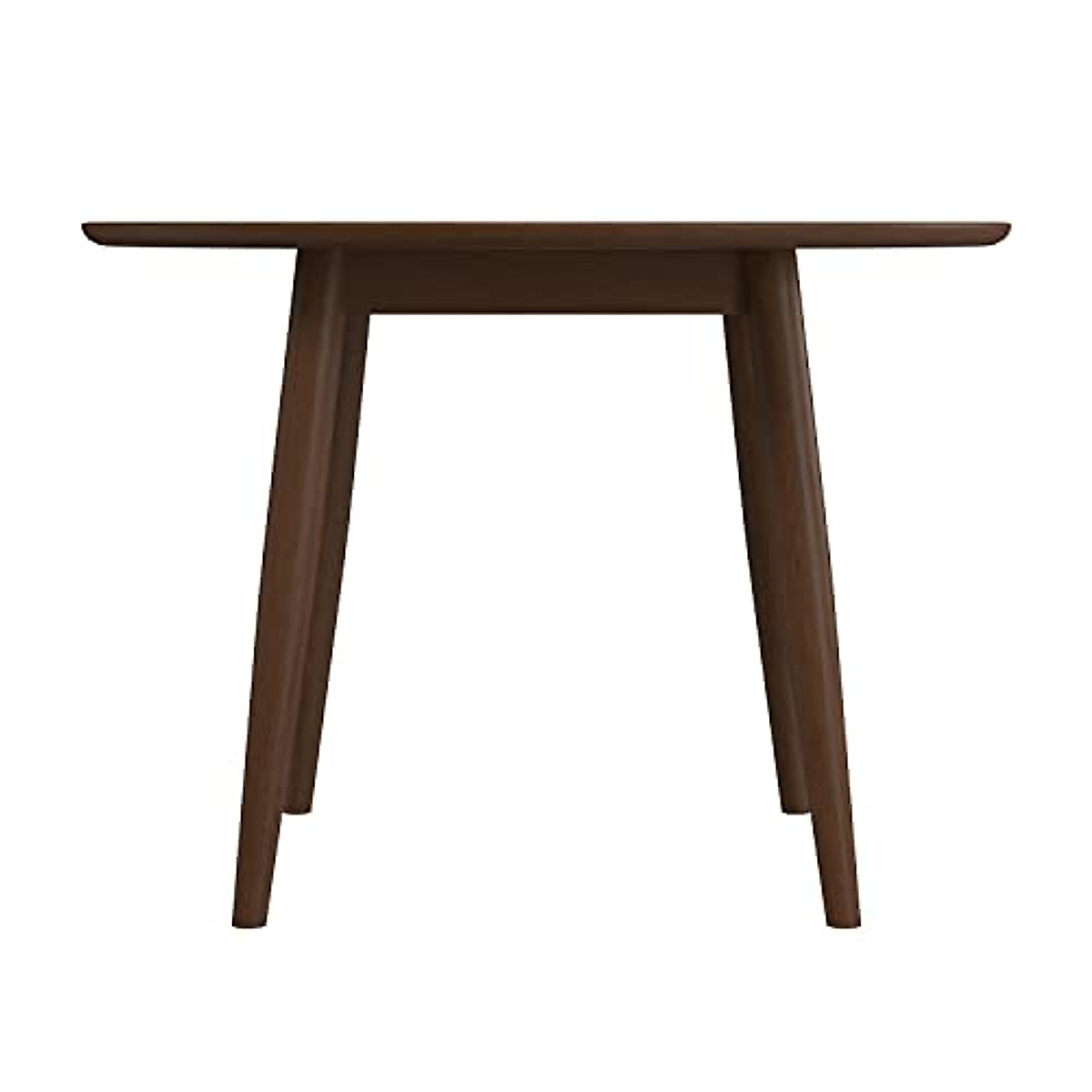 Amazon Brand – Rivet Mid-Century Round Wood Dining Table, 42"W, Chestnut