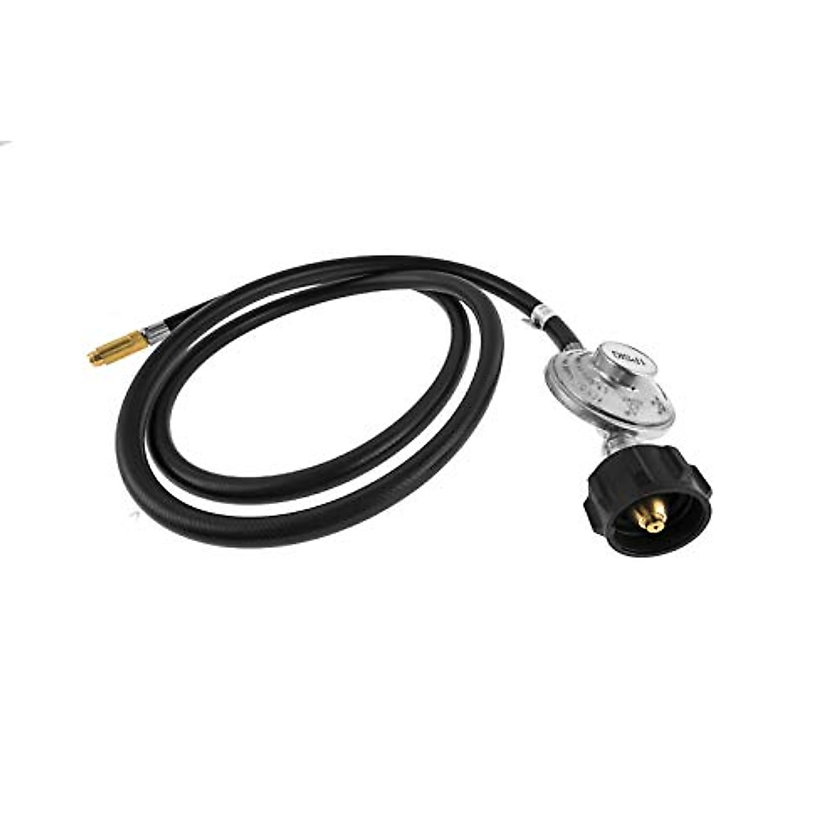 LS'BABQ 6 Ft Propane Adapter Hose with Regulator for Blackstone 17 inch and 22 inch Table Top Griddle, Replacement Parts Connect to Large Propane Tank