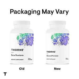 Thorne Advanced Nutrients - Multivitamin and Mineral Supplement with Nicotinamide Riboside - Foundational Support, Healthy Aging and Eye Health - Gluten-Free, Soy-Free - 240 Capsules - 30 Servings