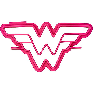 Whiskware Justice League Silicone Pancake Mold, Pancake Shaper, Dishwasher Safe, BPA and Phthalate Free Plastic, Wonder Woman