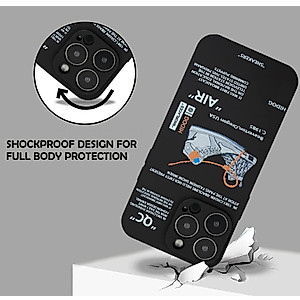 WeedExpert iPhone 13 Pro Max Case - Cool Boys Sports Shoes Brand TPU Phone Cover with Basketball Shoes Funny Pattern - Soft Silicone Shockproof Protective Case for iPhone 13 Pro Max (6.7")