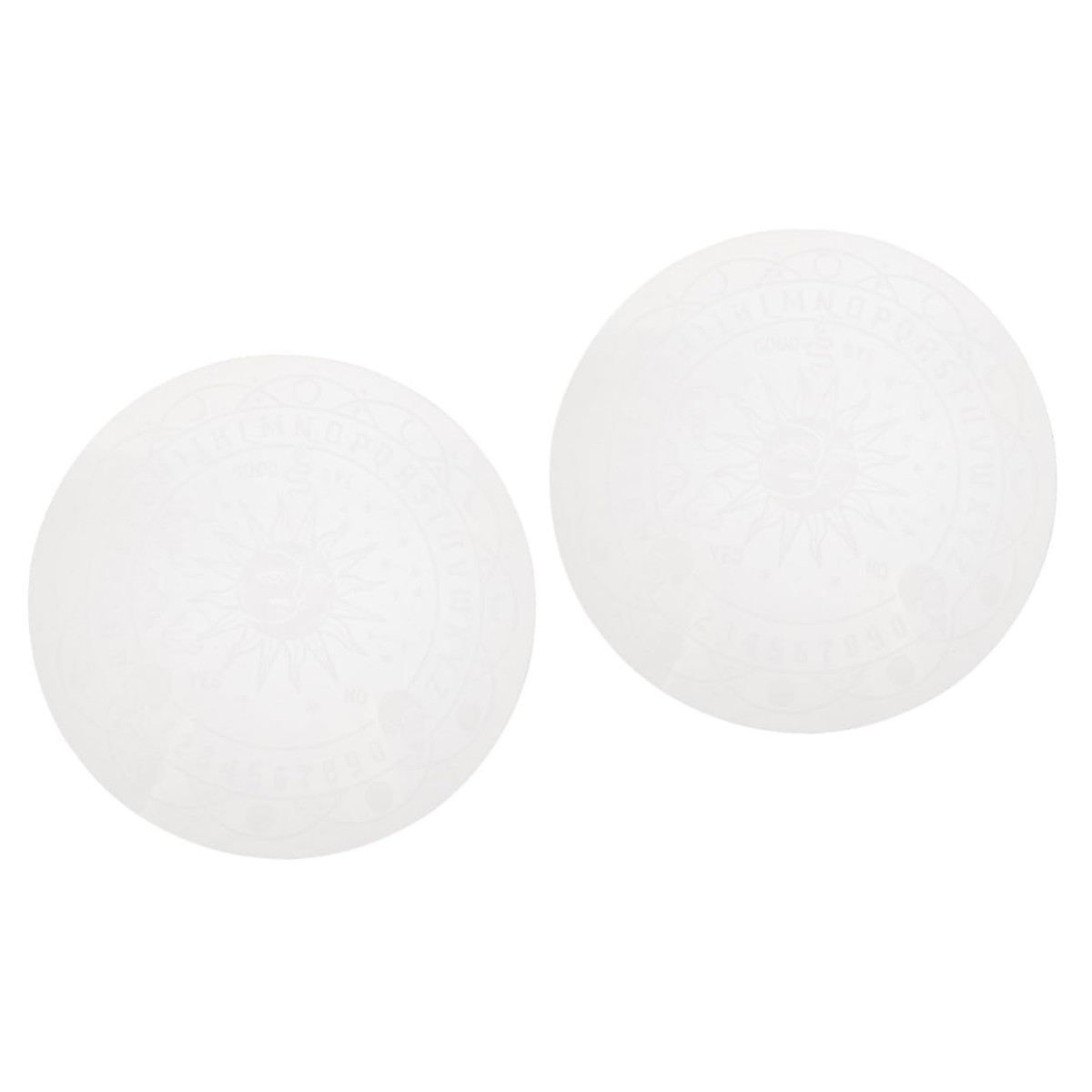 Abaodam 2pcs Pendulum Dashboard Divination Supplies Divination Tools Metaphysical Message Board Divination Board Decorative Table top Decor Divination Crafts Acrylic Arrangement