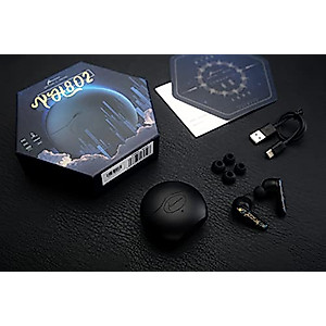 Linsoul Kinera YH802 HiFi Bluetooth 5.0 TWS ANC True Wireless Earphone with 10mm PU&PEK Diaphragm Driver, 5g Lightweight Earbud, Support AAC/SBC/HD Coding for Sport/Work